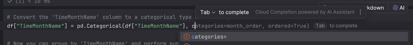Utilisation des notebooks Jupyter dans PyCharm